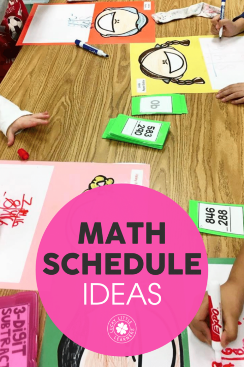 How to Create a 1st or 2nd Grade Schedule - Lucky Little Learners