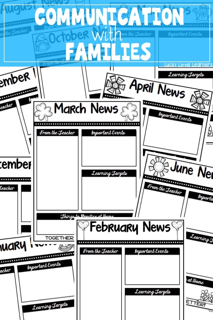 Parent and Family Communication - Lucky Little Learners