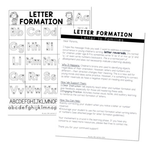 The b and d Dilemma: A Teacher's Guide to Letter Reversals - Lucky ...