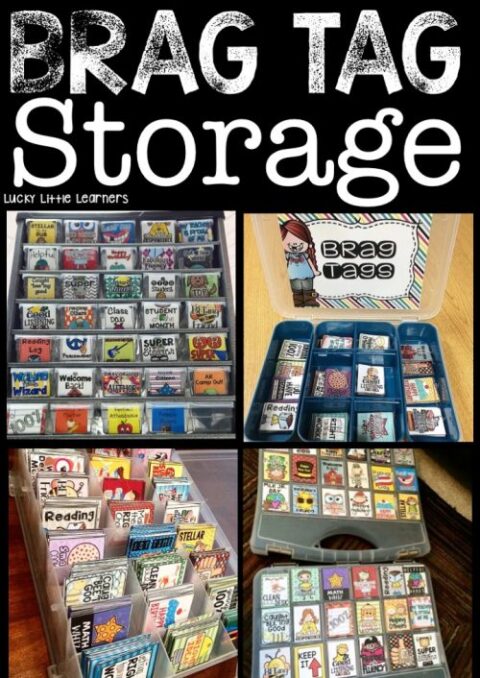 Starting the School Year with Brag Tags - Lucky Little Learners