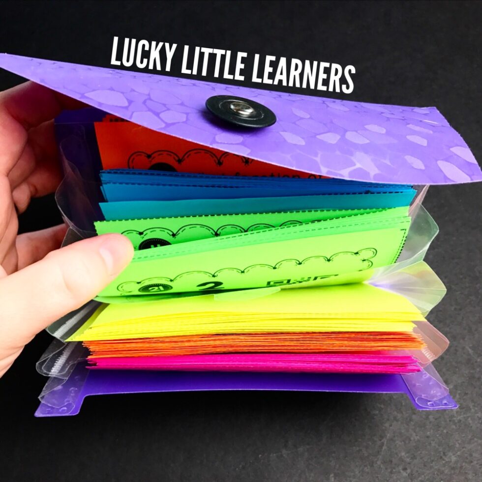 Task Card Organization Tips - Lucky Little Learners
