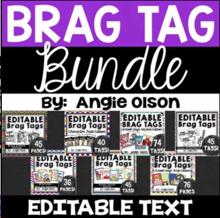 Brag Tag Supply Links - Lucky Little Learners
