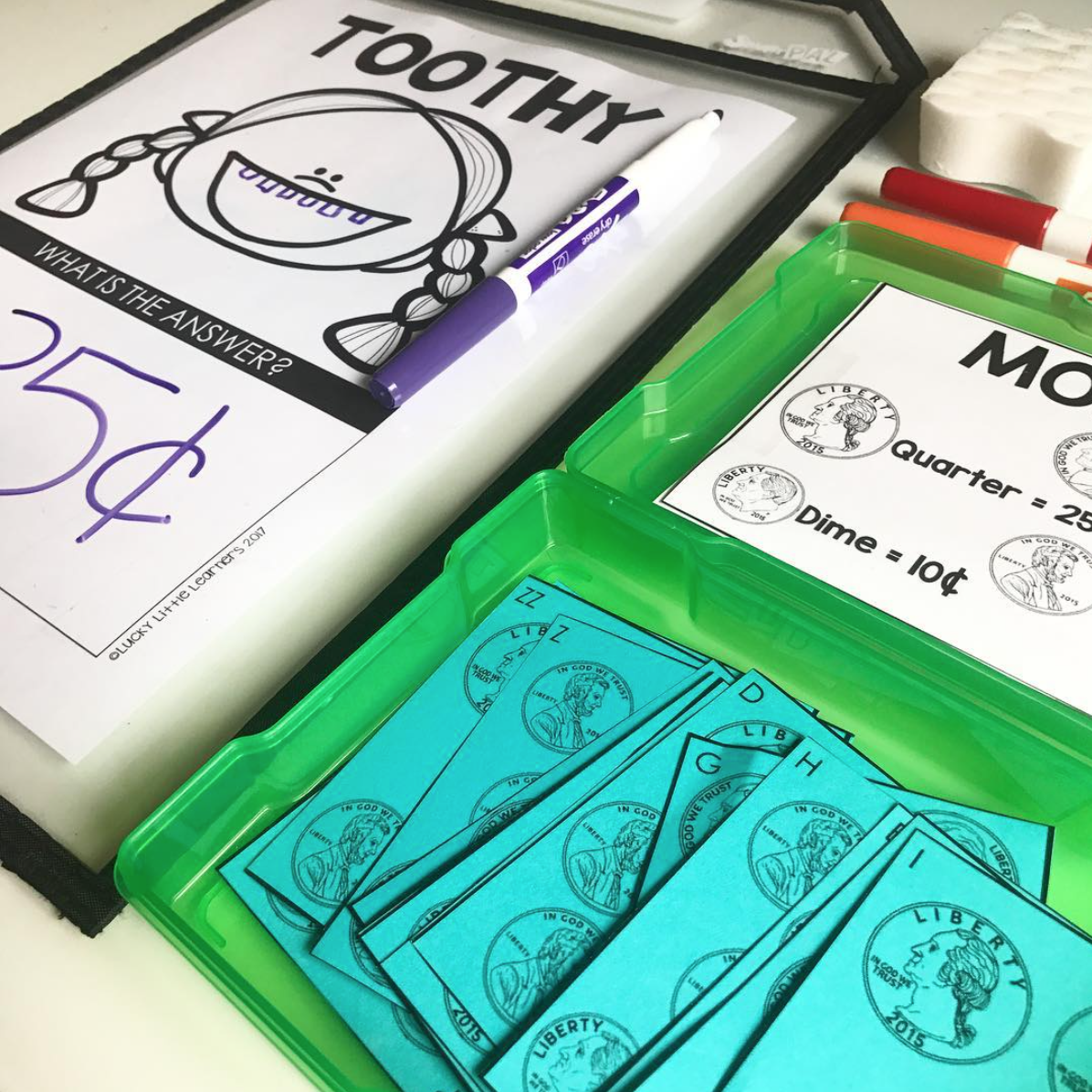 How to Prep Toothy Task Kits - Lucky Little Learners