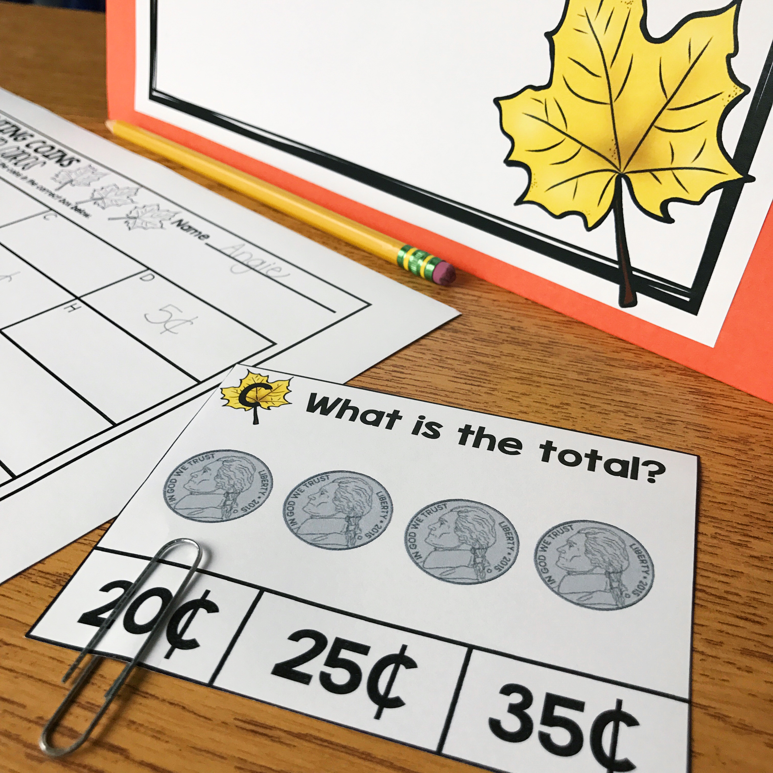 October Math Centers - Lucky Little Learners