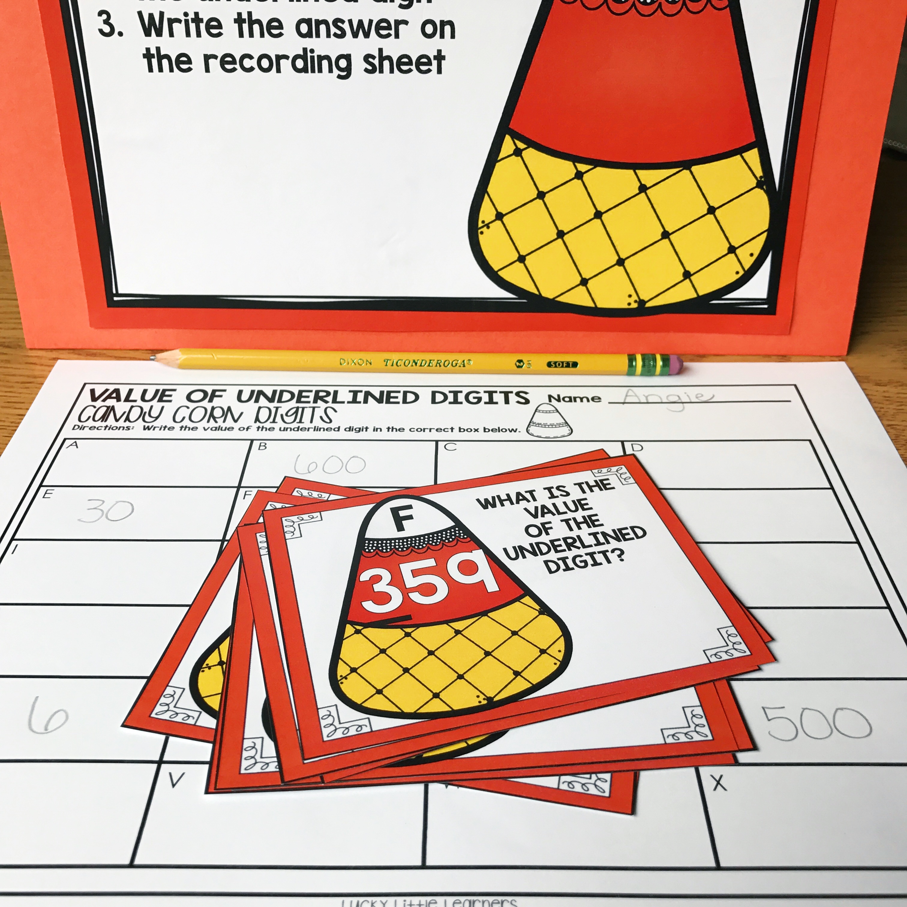 October Math Centers - Lucky Little Learners