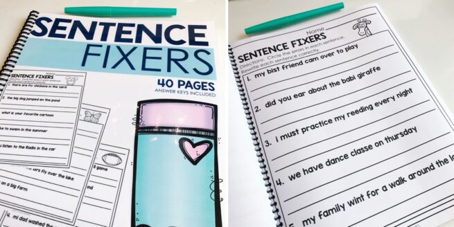 6 Ways to Get Students to Write Complete Sentences - Lucky Little Learners