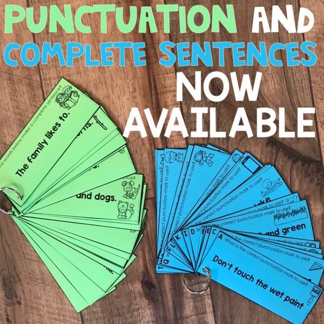 6 Ways to Get Students to Write Complete Sentences - Lucky Little Learners