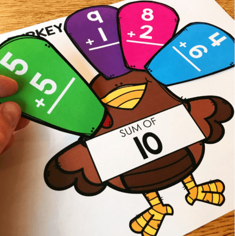 November Math Centers - Lucky Little Learners