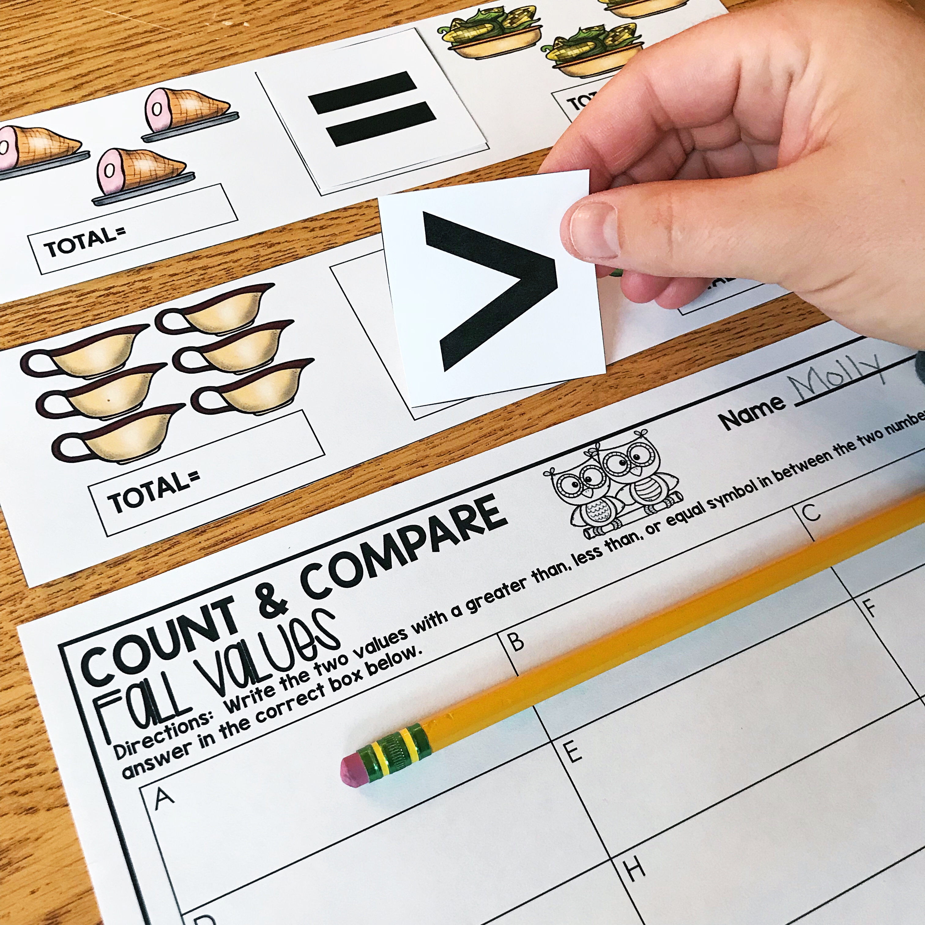 November Math Centers - Lucky Little Learners