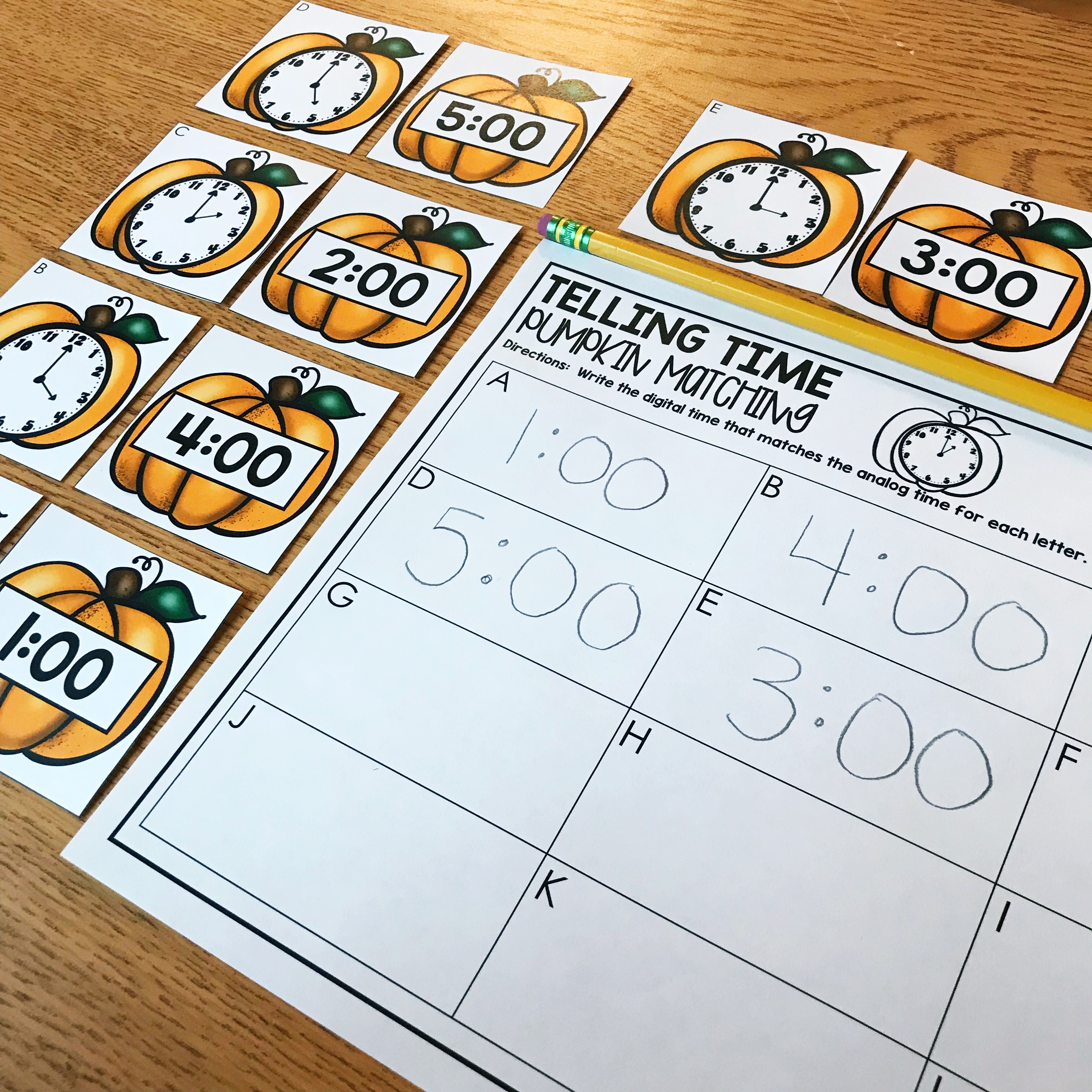 November Math Centers - Lucky Little Learners