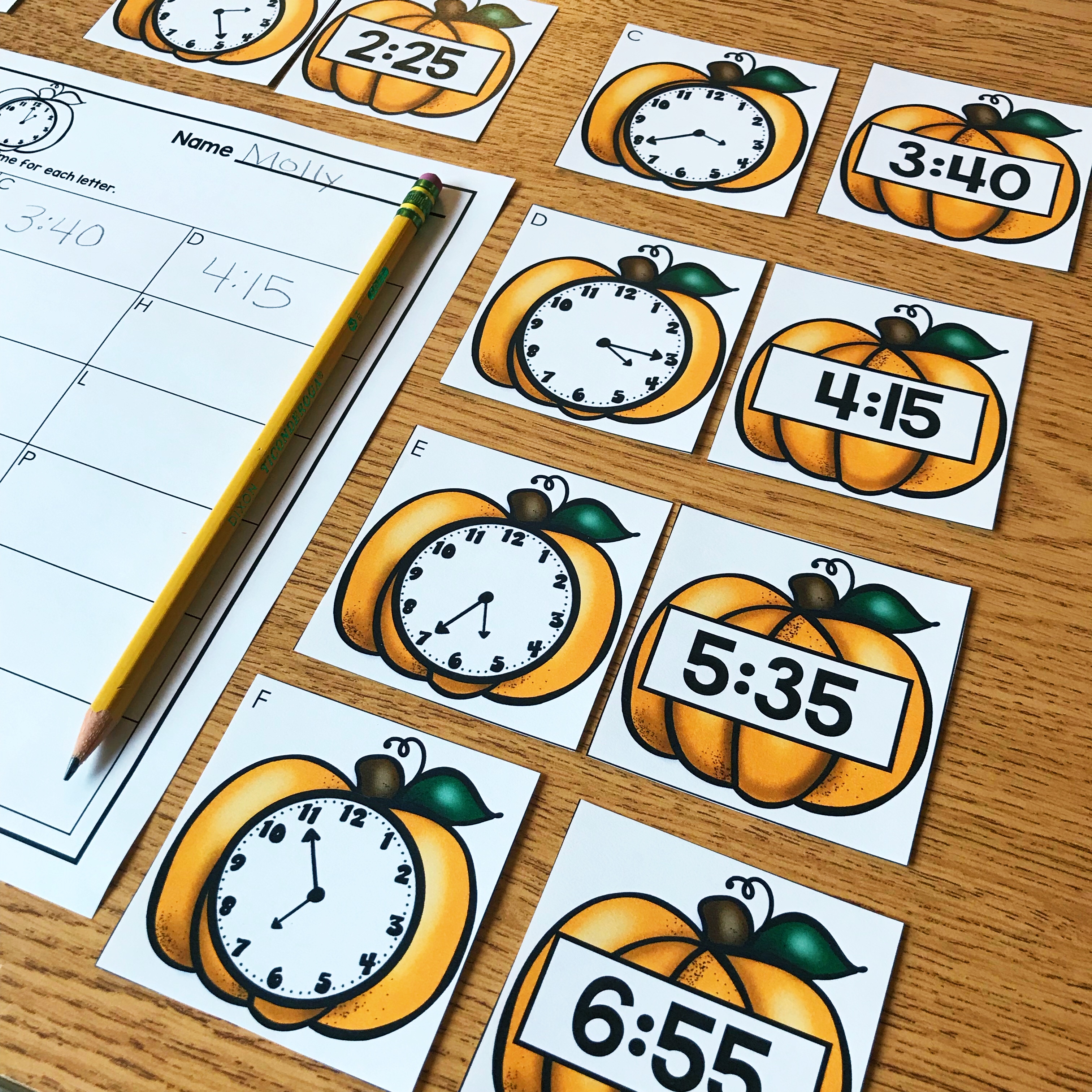 November Math Centers - Lucky Little Learners