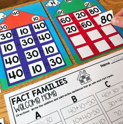 November Math Centers - Lucky Little Learners