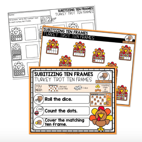 November Math Centers - Lucky Little Learners