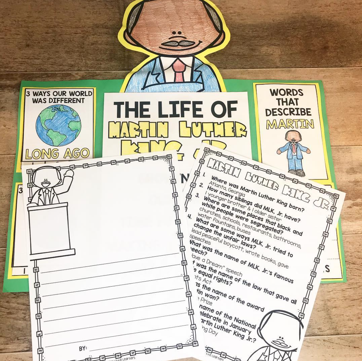 Martin Luther King Jr. Day Activities and Videos - Lucky Little Learners