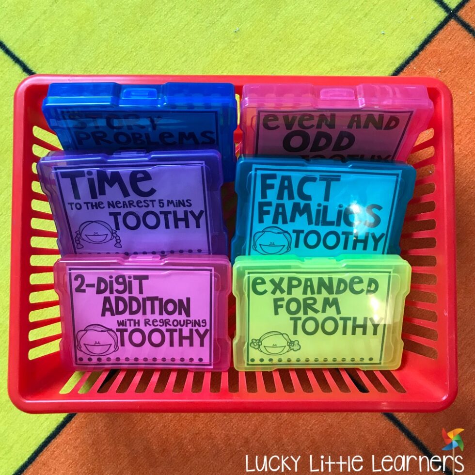 How to Set Up Math Centers - Lucky Little Learners