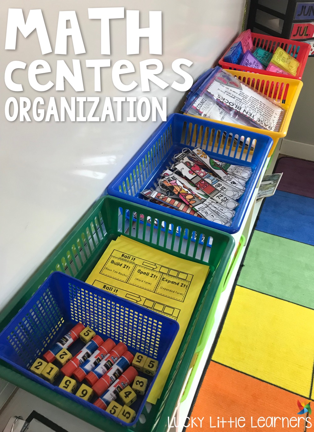 How to Set Up Math Centers - Lucky Little Learners