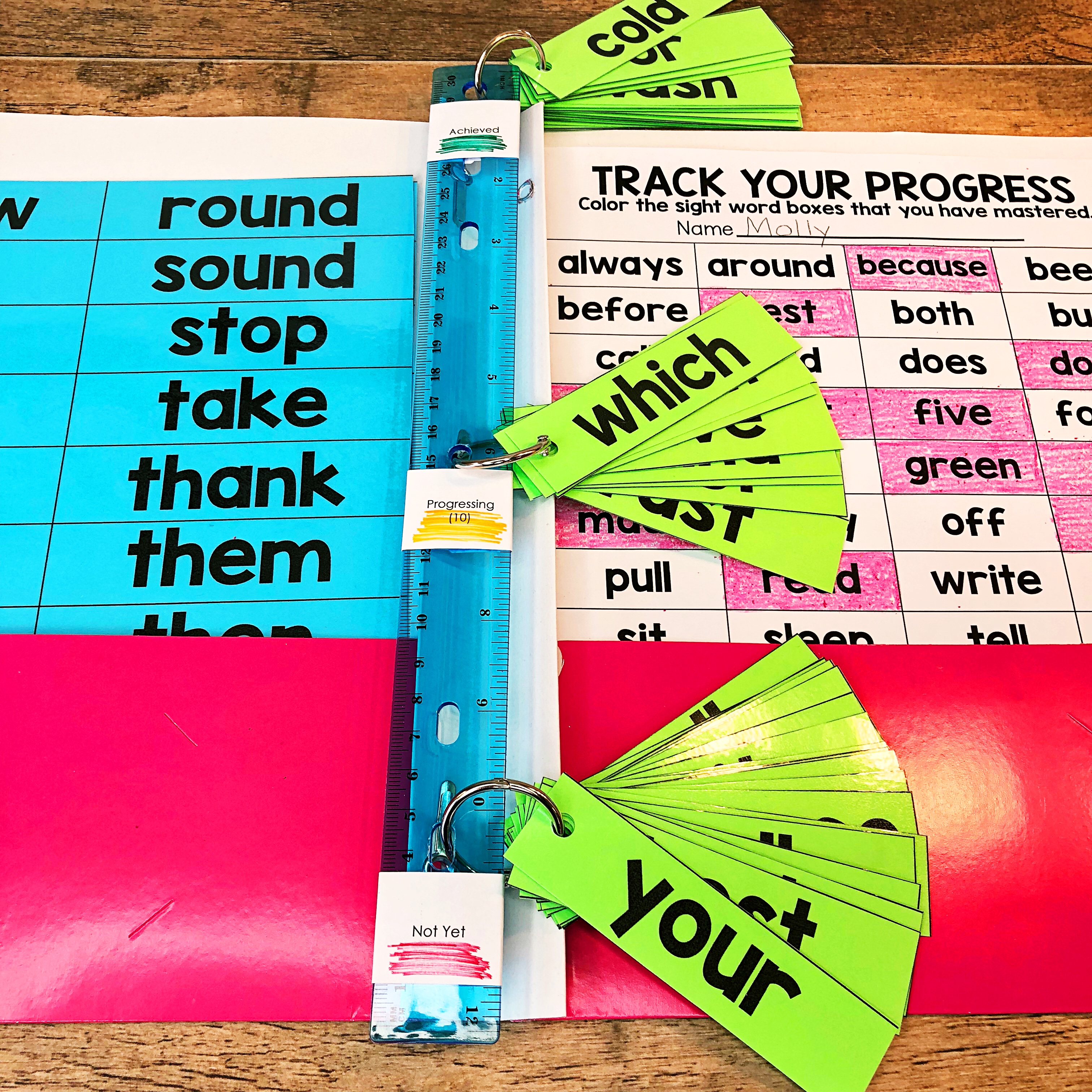 Sight Word Fluency Sticks - Lucky Little Learners