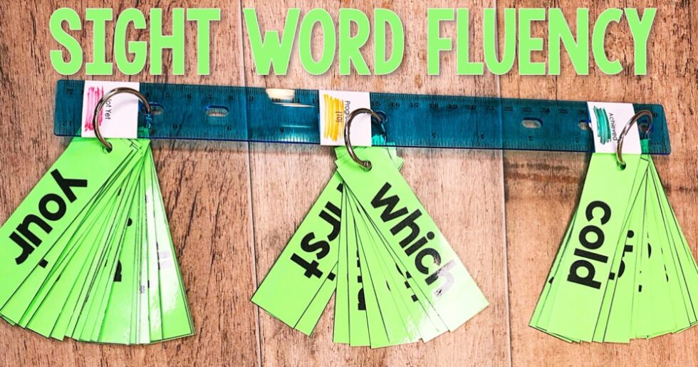 Sight Word Fluency Sticks - Lucky Little Learners