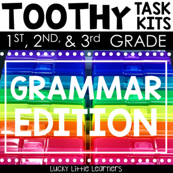 How to Prep Toothy Task Kits - Lucky Little Learners