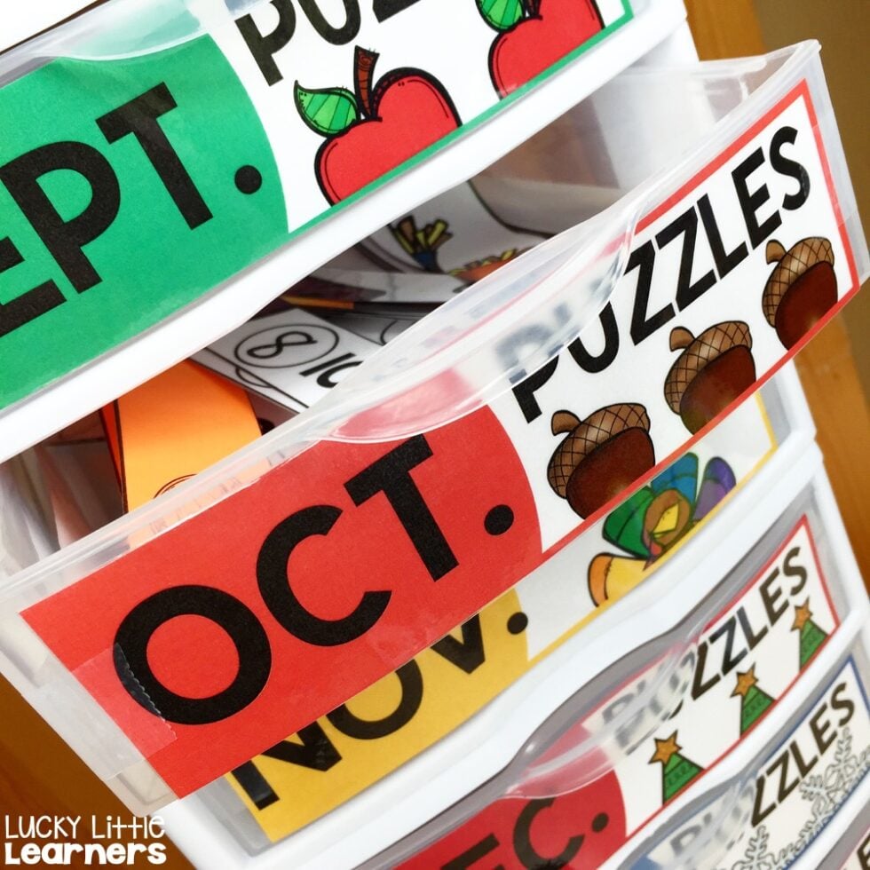 Printable Math Puzzles for 2nd Grade - Lucky Little Learners