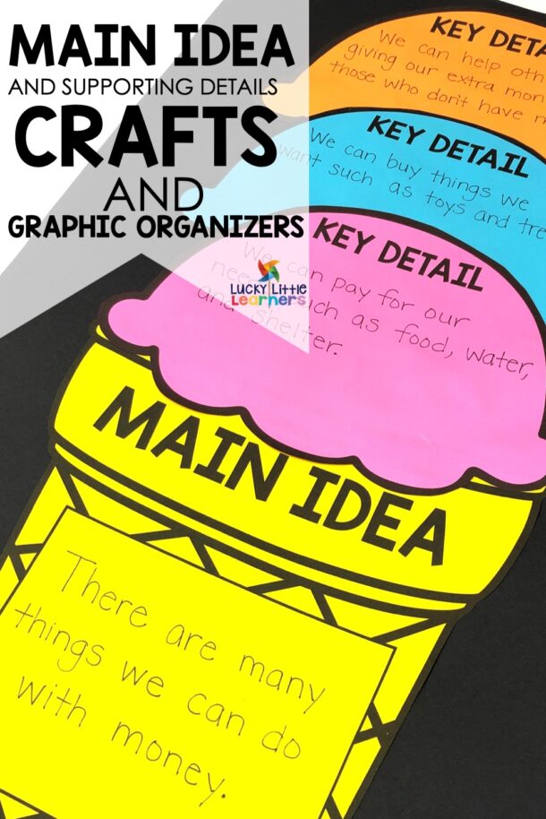 Easy Main Idea and Key Details Activities for 1st & 2nd Grade - Lucky ...