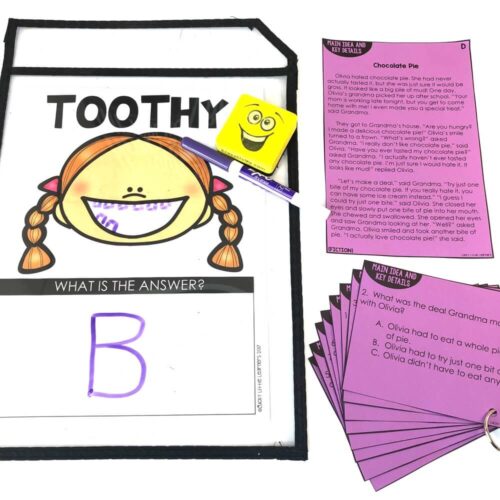2nd Grade Reading Toothy - Lucky Little Learners