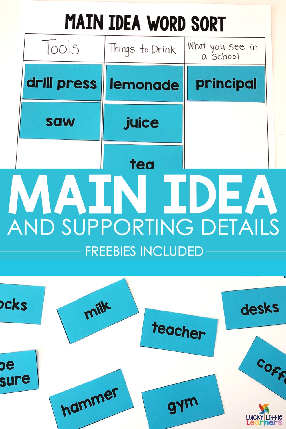 9 Low Prep Ways to Teach Main Idea - Lucky Little Learners