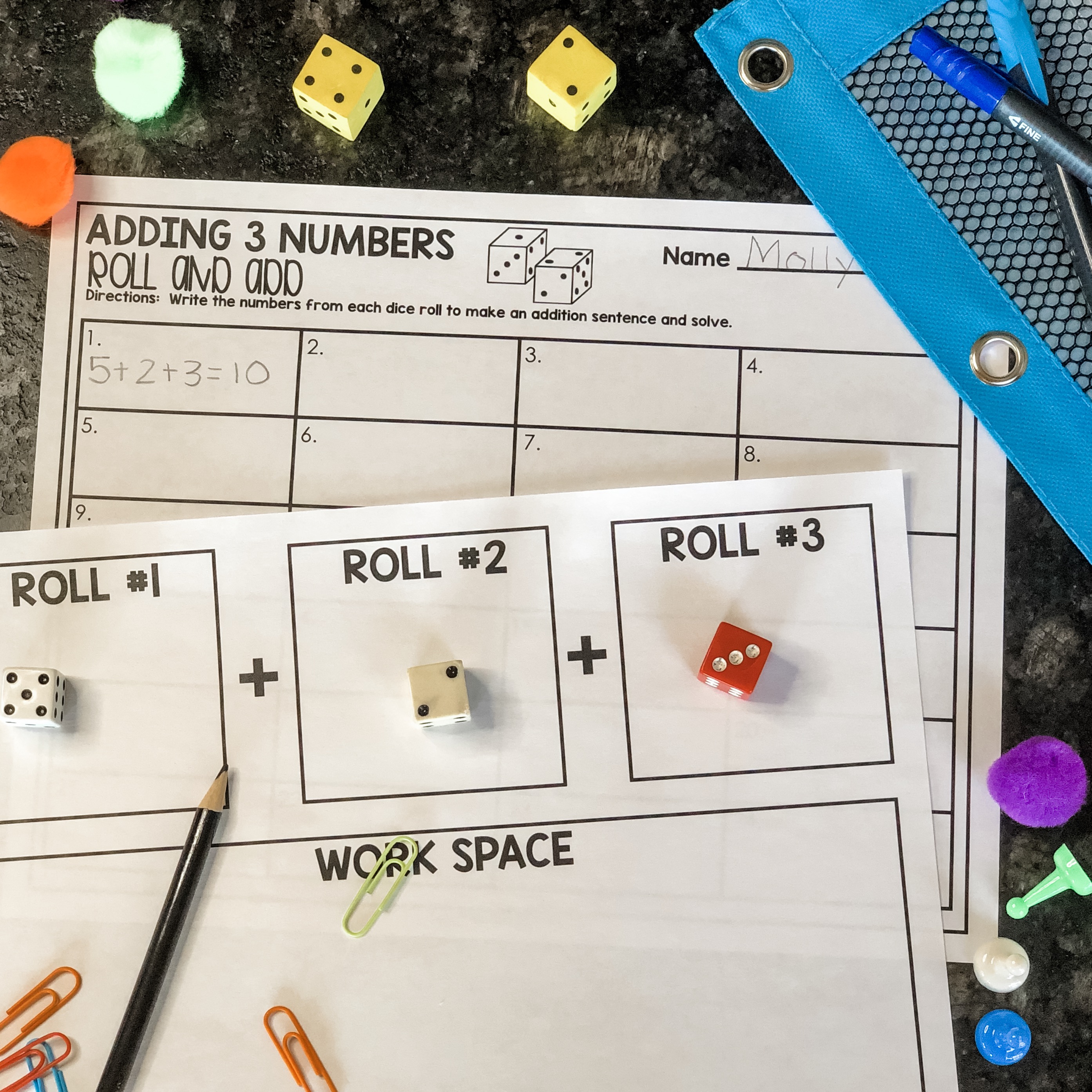 Fall Math Centers - Lucky Little Learners