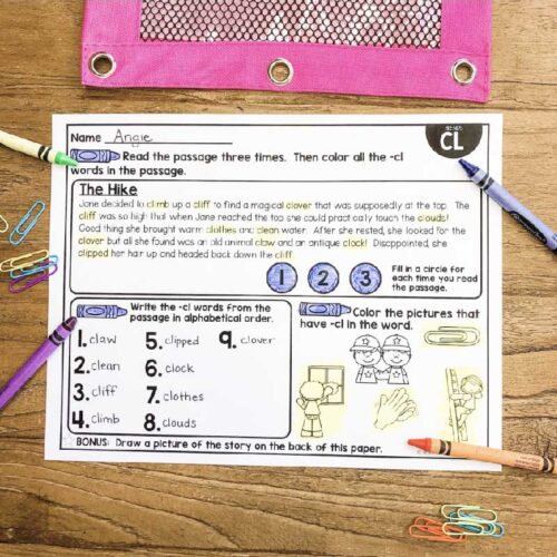 Engaging (and Easy to Prep) Phonics Center Activities - Lucky Little ...