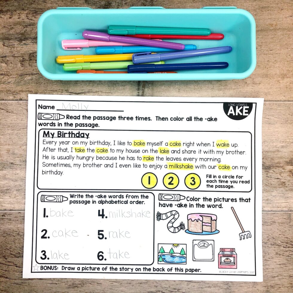 Fluency Tips & Tricks - Lucky Little Learners