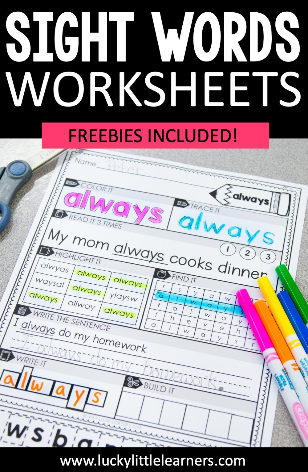 15 New and FUN Ways to Practice Sight Words - Lucky Little Learners