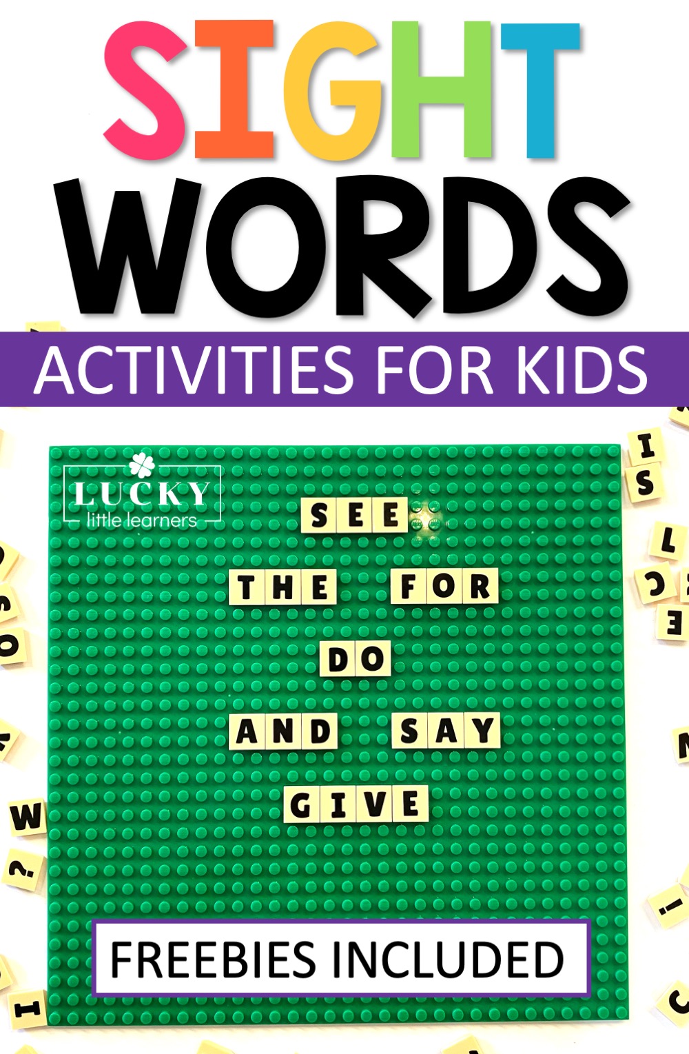 15 New and FUN Ways to Practice Sight Words - Lucky Little Learners