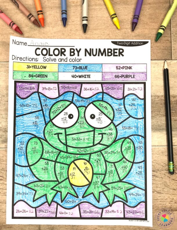 Activities for Practicing Two-Digit Addition - Lucky Little Learners