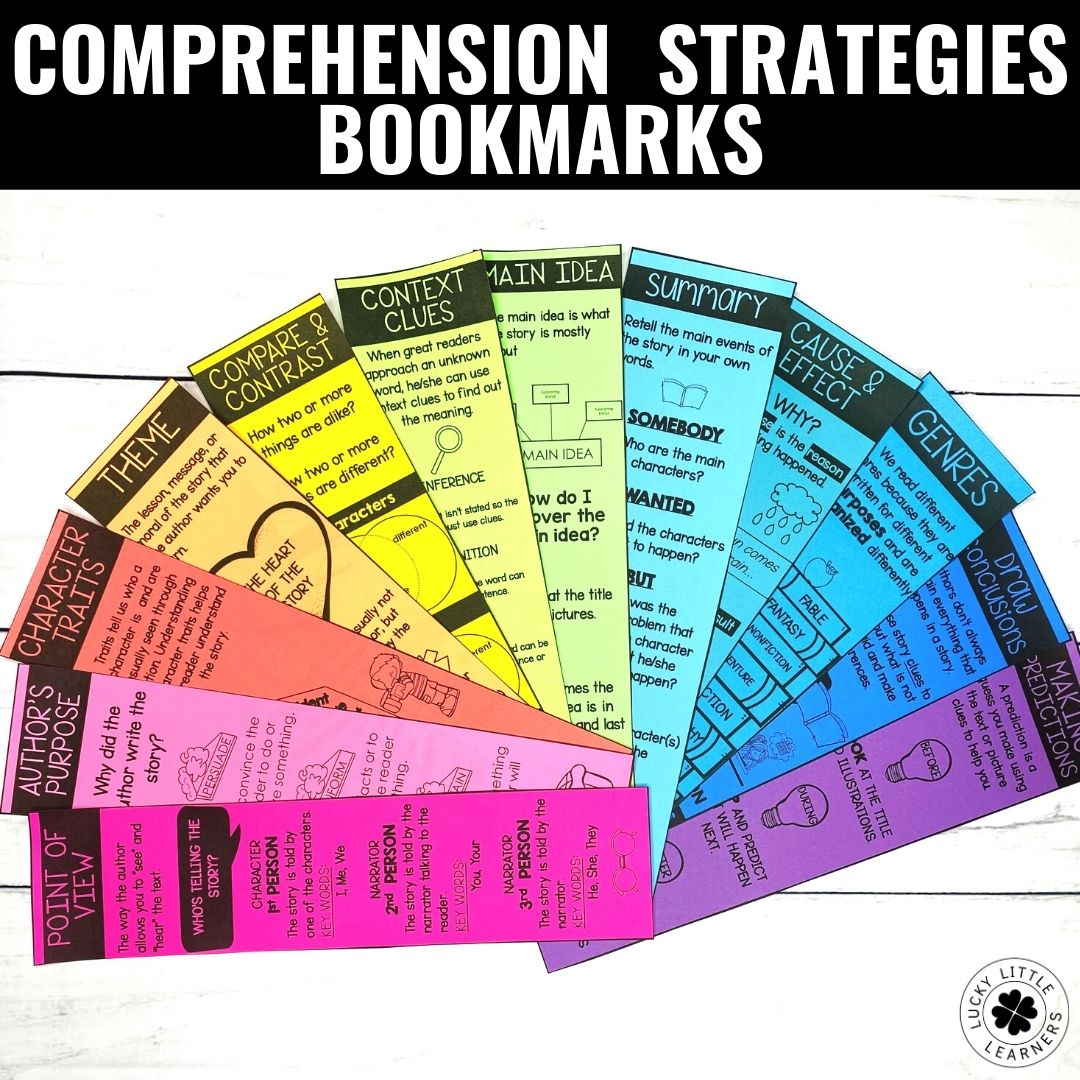 4 Easy to Implement Reading Comprehension Strategies - Lucky Little ...