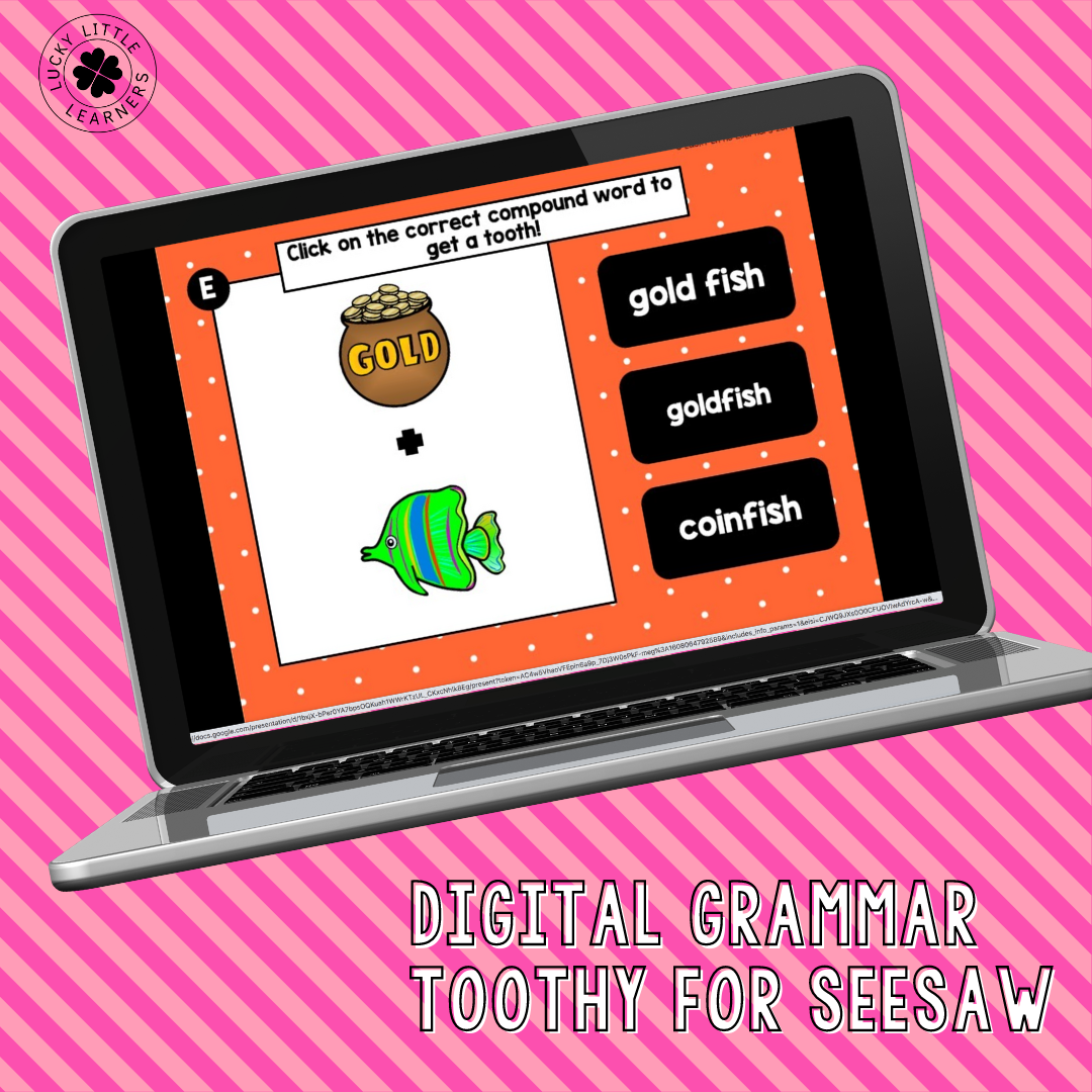 Digital Toothy on Seesaw - How to Assign - Lucky Little Learners