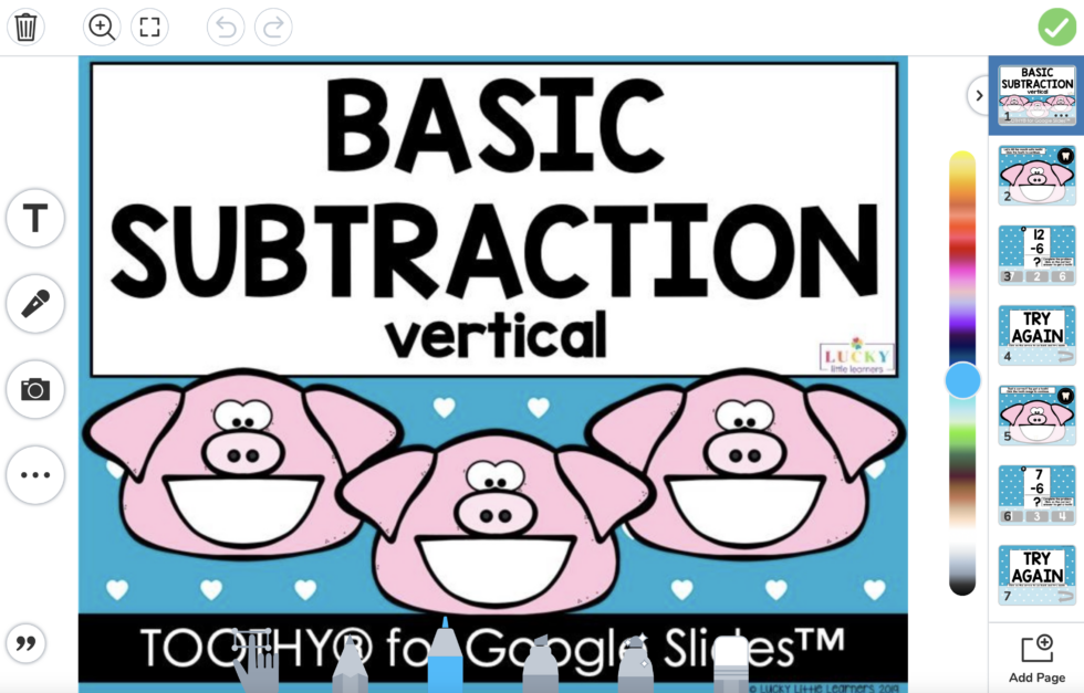 Digital Toothy on Seesaw - How to Assign - Lucky Little Learners