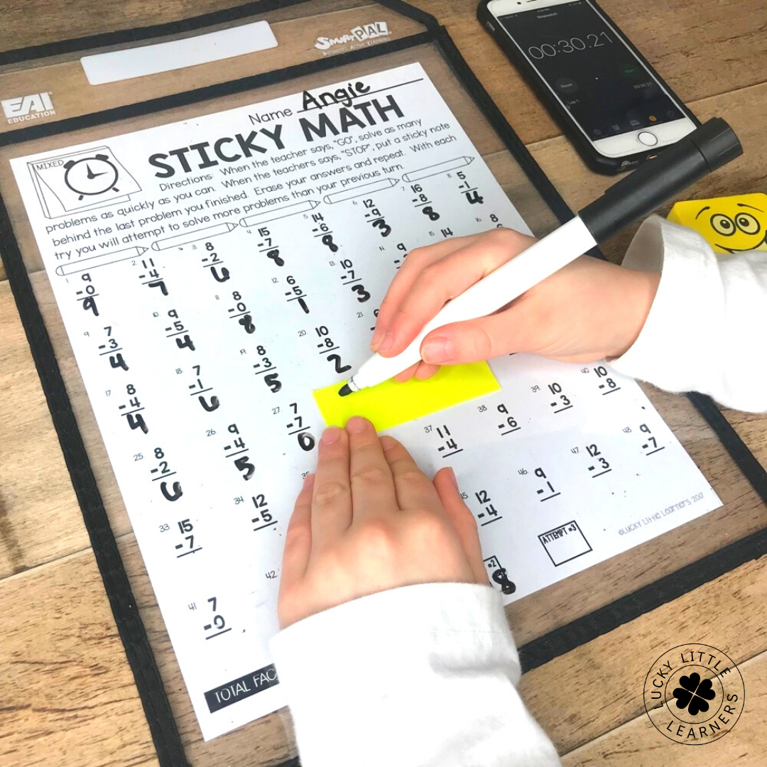 Math Facts Mastery: 5 Tips to Use in Your Classroom Today! - Lucky ...