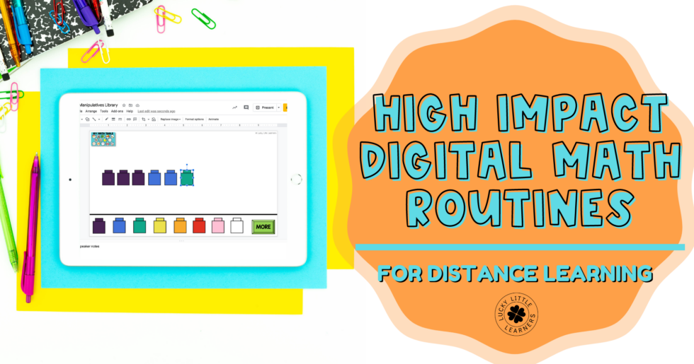 High Impact Digital Math Routines for Distance Learning - Lucky Little ...