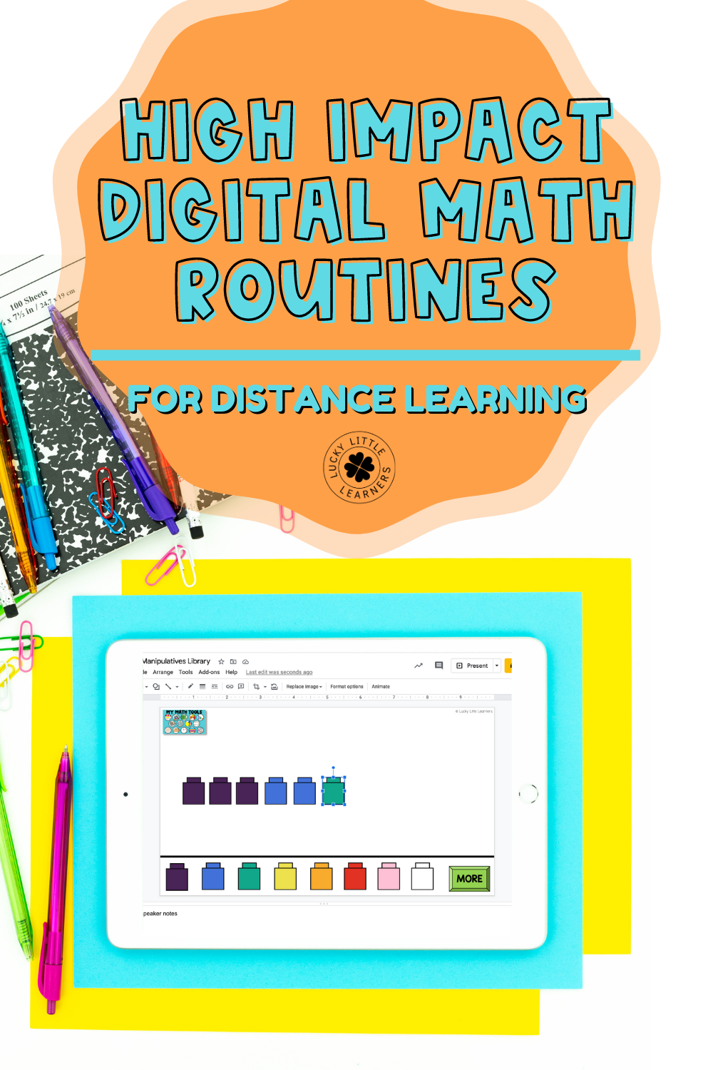 High Impact Digital Math Routines for Distance Learning - Lucky Little ...