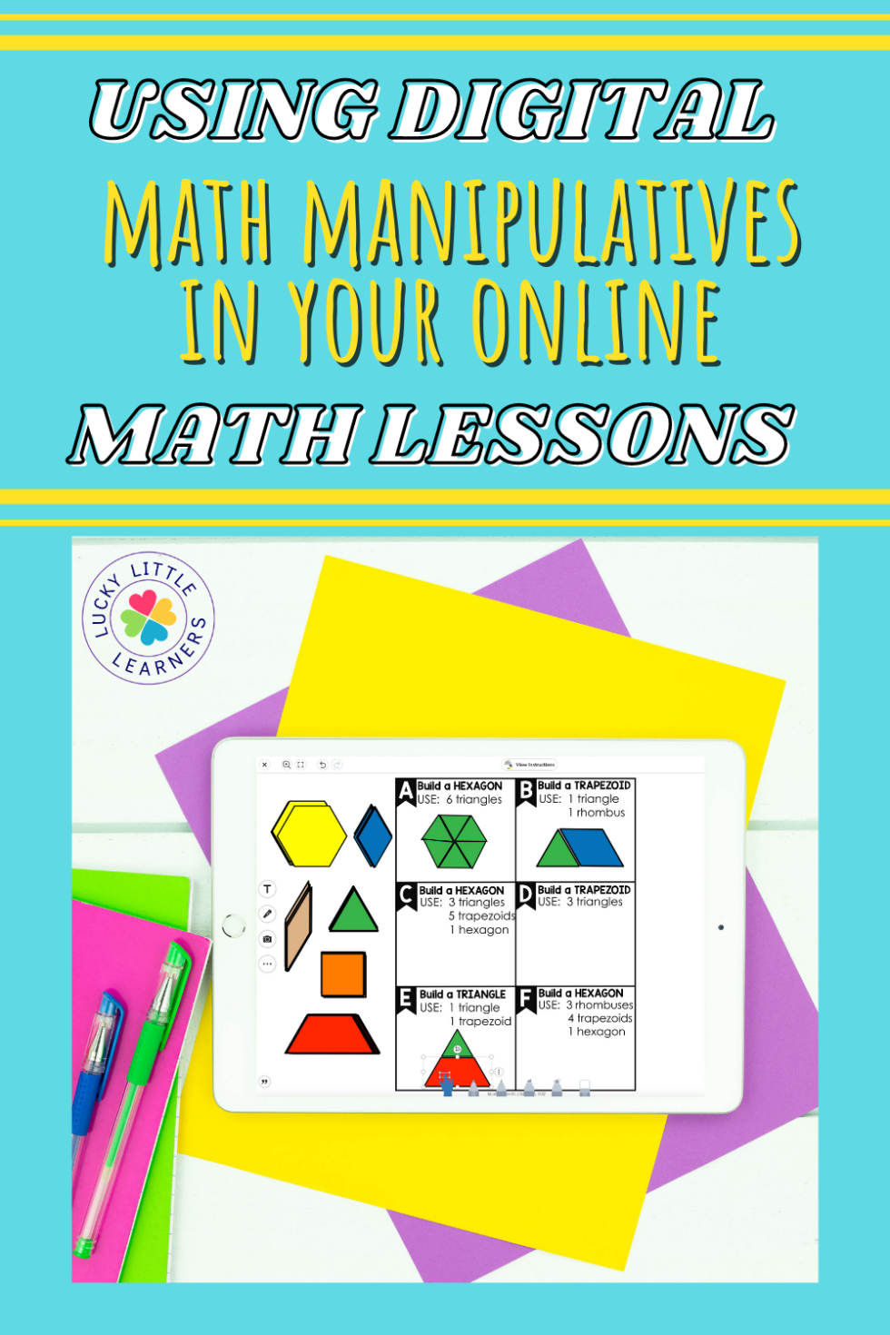 Digital Math Manipulatives for Google Classroom and Seesaw - Lucky ...