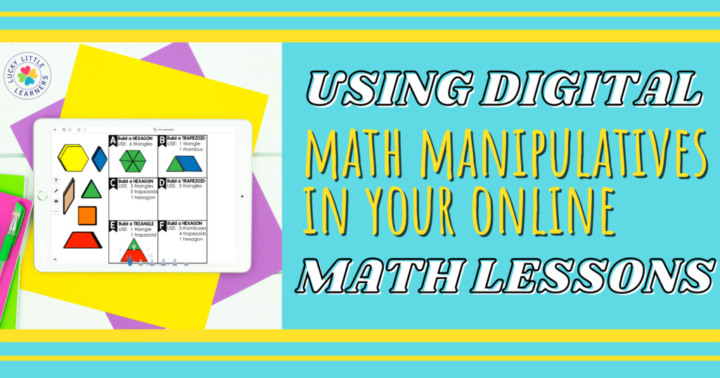 Digital Math Manipulatives for Google Classroom and Seesaw - Lucky ...