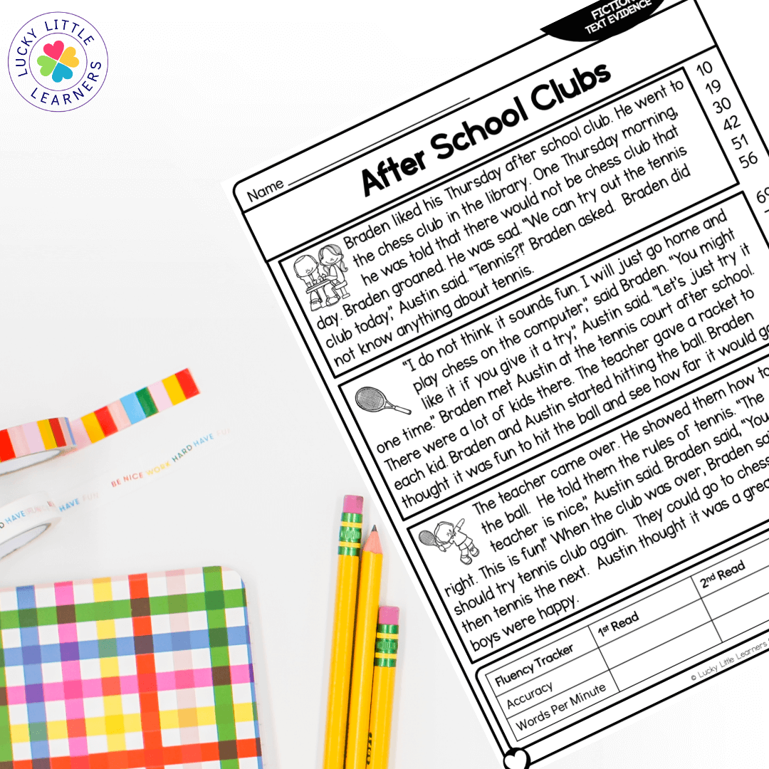 How to Use the 5Ws to Teach Text Evidence - Lucky Little Learners