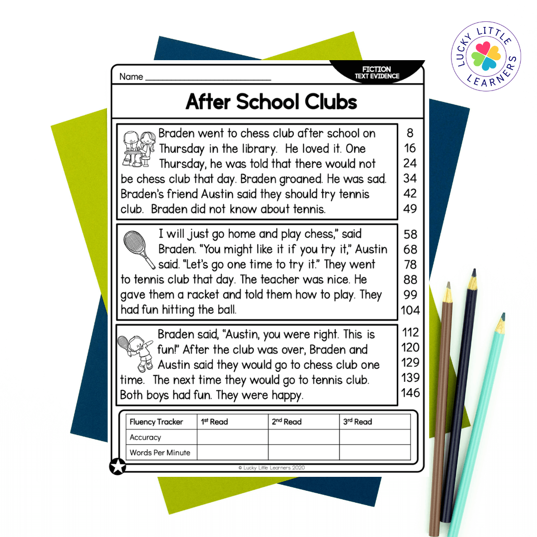 How to Use the 5Ws to Teach Text Evidence - Lucky Little Learners