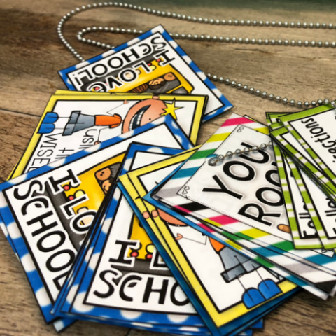 Starting the School Year with Brag Tags - Lucky Little Learners
