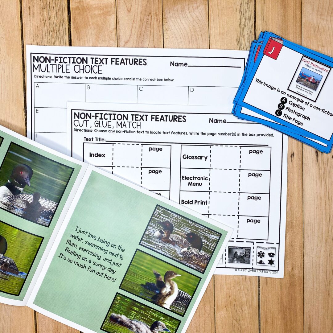 Top Teaching Resources & Strategies: Nonfiction Text Features - Lucky ...