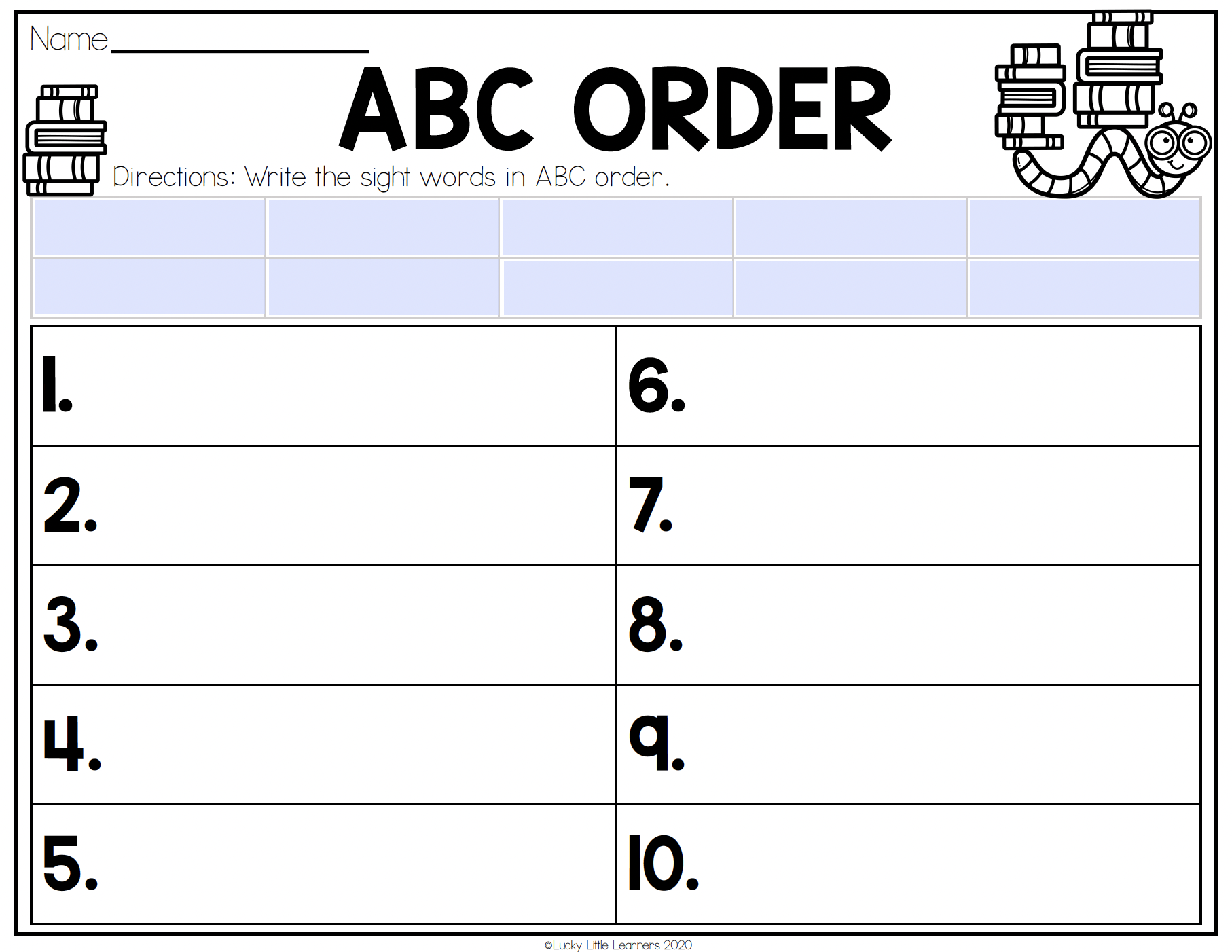 Set Your Sights on These Sight Words Activities - Lucky Little Learners