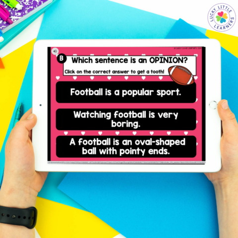 The Easiest Way to Teach Fact and Opinion - Lucky Little Learners