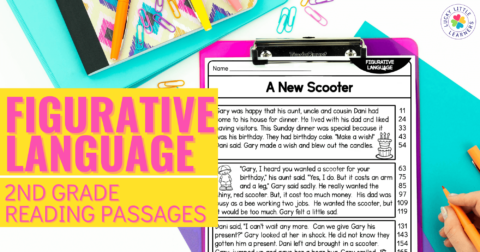 Figurative Language 2nd Grade Reading Passages - Lucky Little Learners