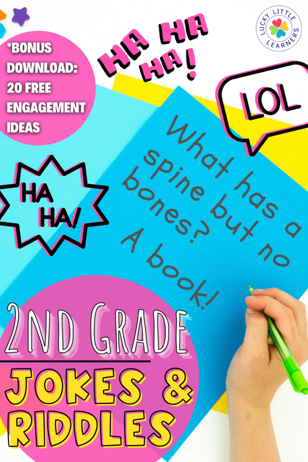 2nd Grade Jokes and Riddles Kids Love - Lucky Little Learners