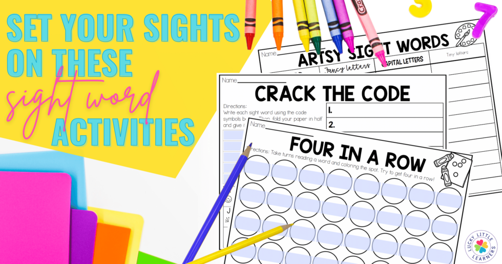 Set Your Sights on These Sight Words Activities - Lucky Little Learners